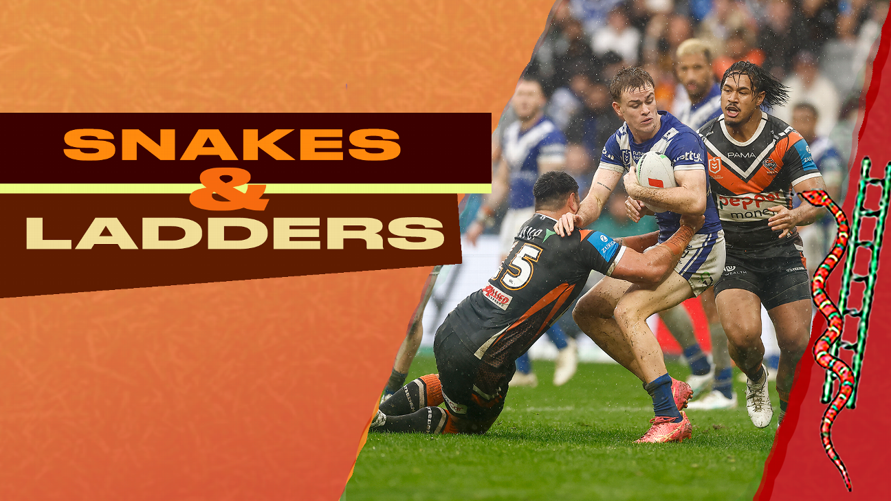 NRL Snakes and Ladders: Bulldogs step on a large snake, Panthers hit ...