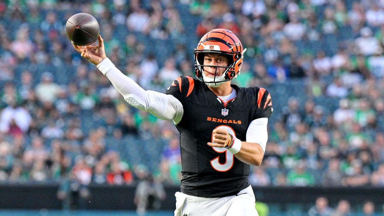 Fantasy football: Joe Burrow, Ladd McConkey among Matt Bowen's top 10 ...