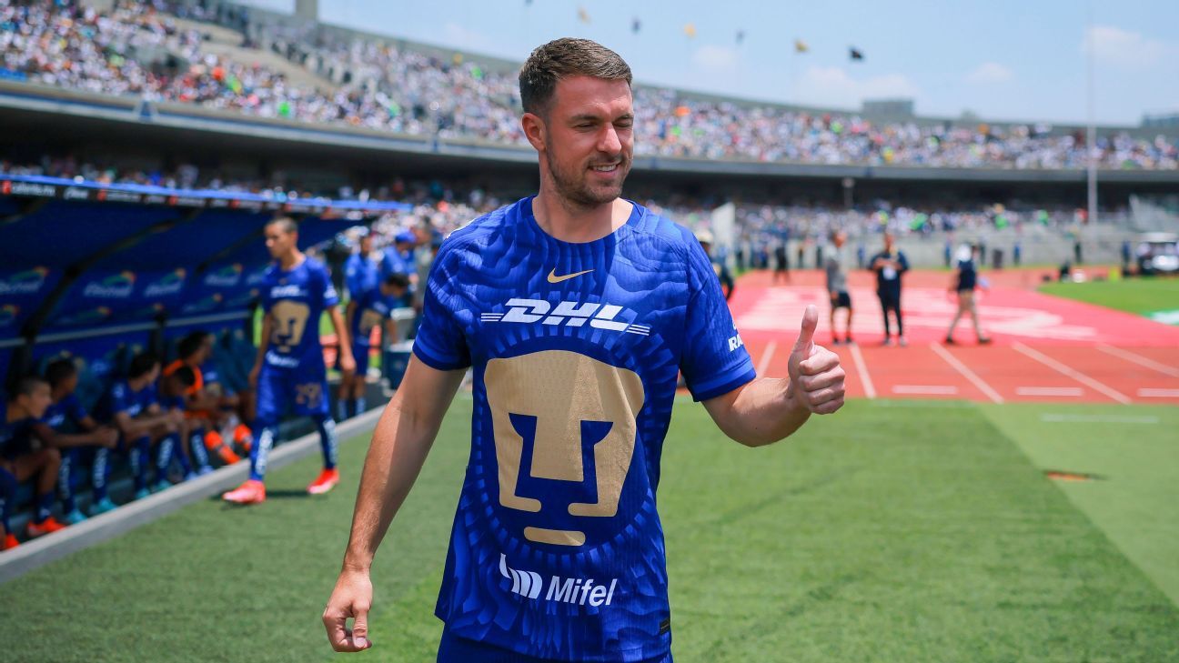 Aaron Ramsey debutó con Pumas ante Puebla en Ciudad Universitaria - ESPN