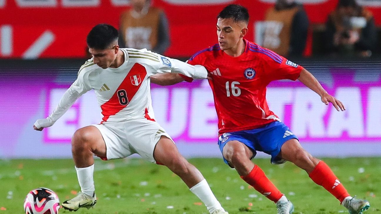 Perú anunció nuevo amistoso con Chile antes de fin de año - ESPN