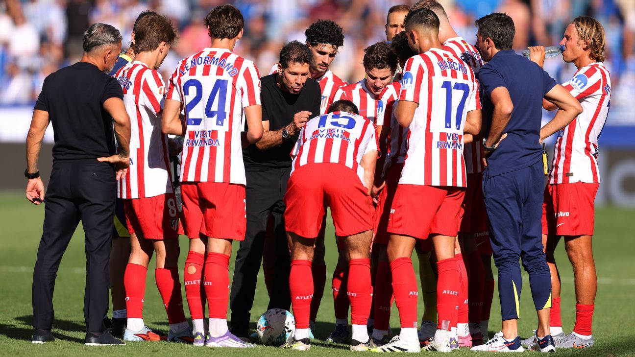 Un Atlético Madrid inconsistente esta vez corre desde atrás en la ...