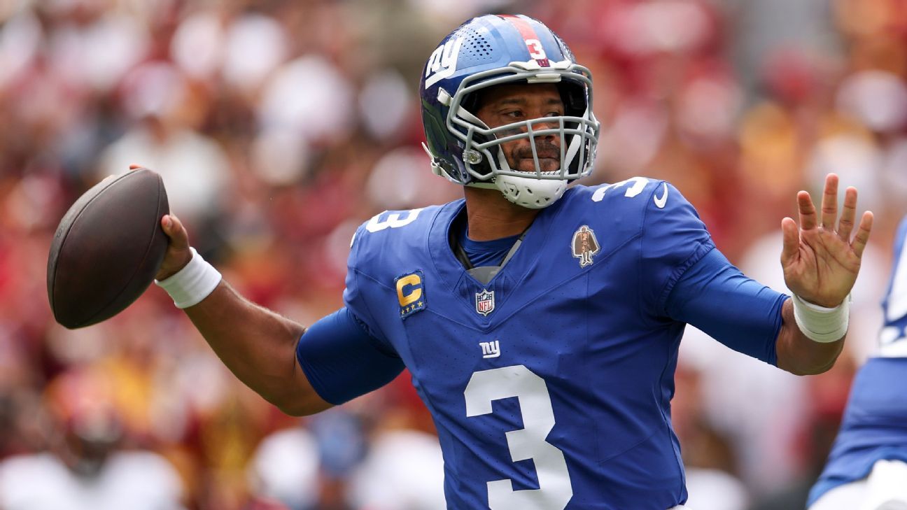 Giants confirman a Russell Wilson como QB titular contra Cowboys - ESPN