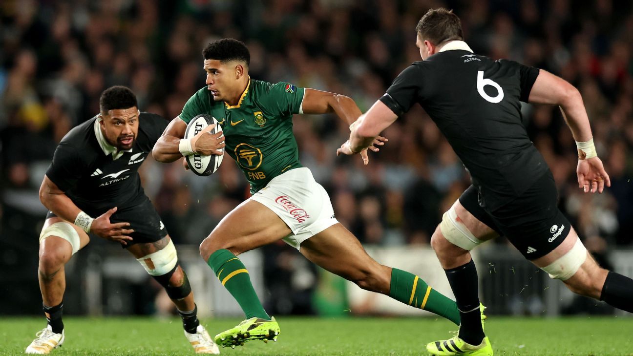 New Zealand vs South Africa - Springboks' Rugby Championship hopes ...