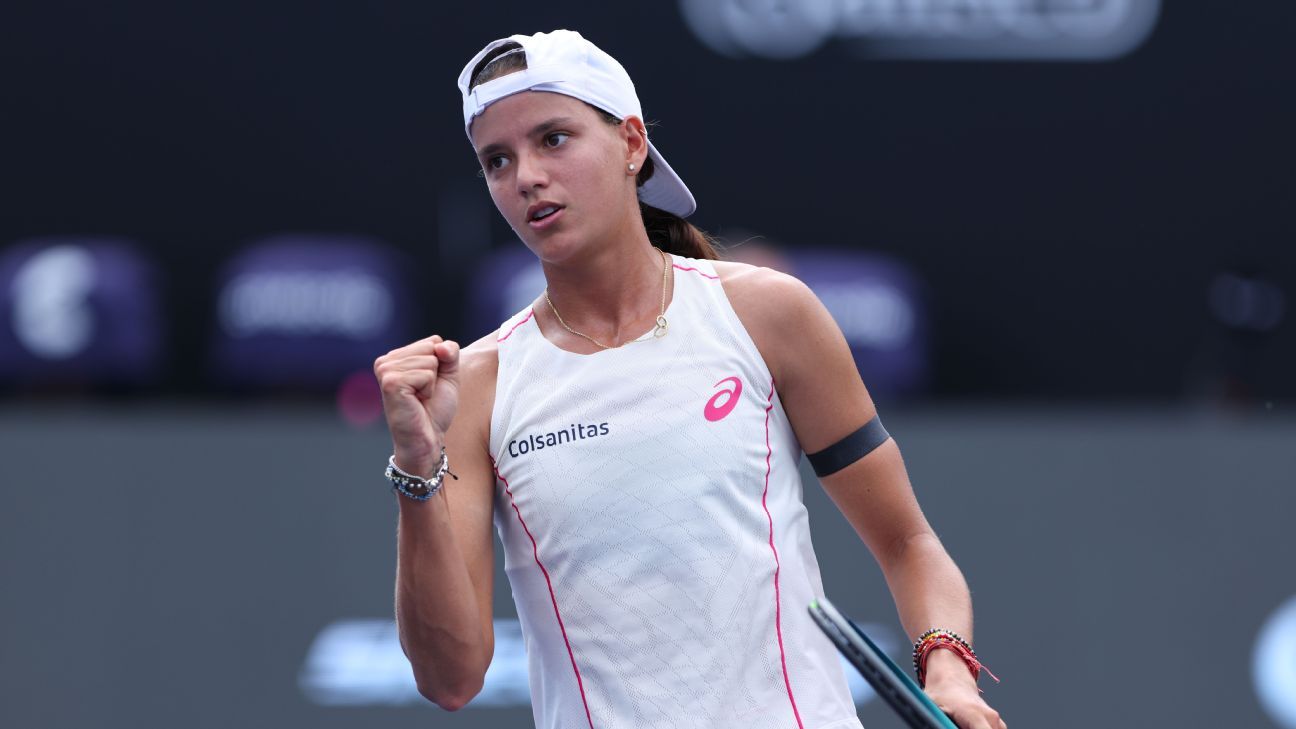 Emiliana Arango, la bandera sudamericana que sigue flameando en el WTA de Guadalajara - ESPN