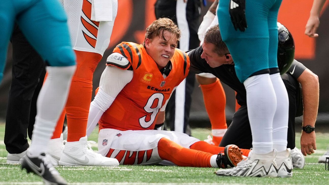 Bengals agregan a dos quarterbacks tras lesión de Joe Burrow - ESPN