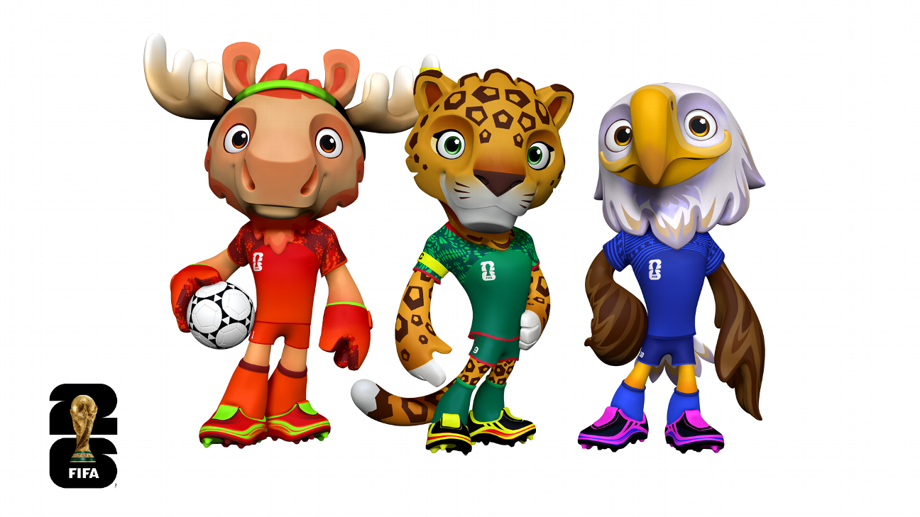 Revelan mascotas para el Mundial 2026; Zayu, el jaguar mexicano - ESPN