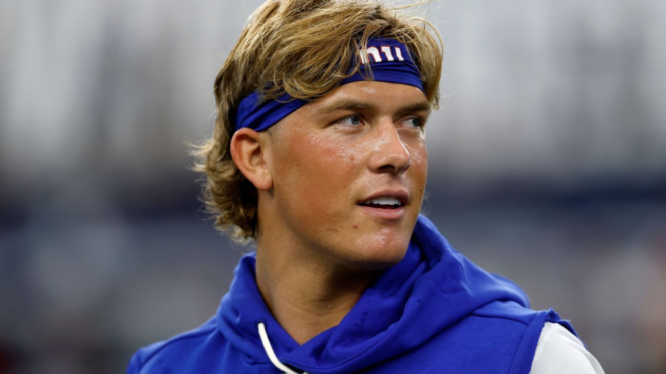 Giants QB Jaxson Dart's high school coach: 5 games to know - ESPN