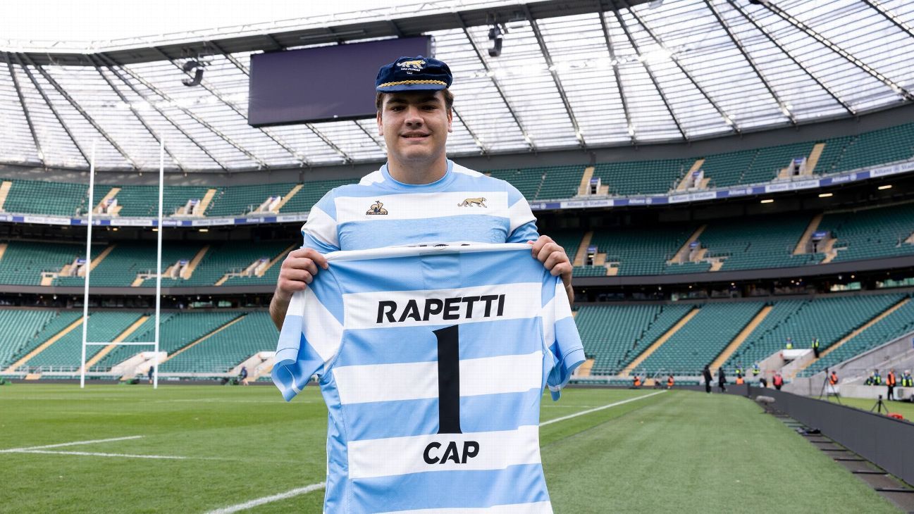 Quién es Tomás Rapetti, la joven promesa que debutó en Los Pumas ante Sudáfrica - ESPN