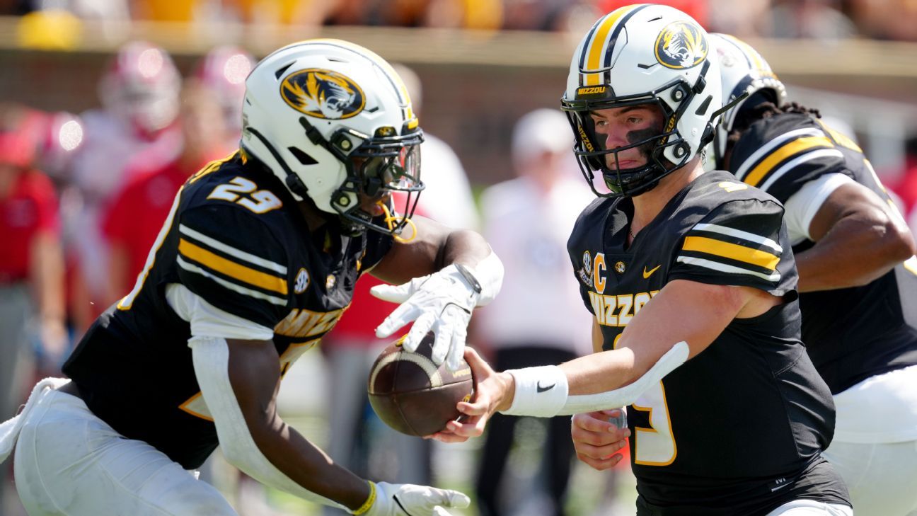 Beau Pribula and Ahmad Hardy come together to make Missouri a playoff ...