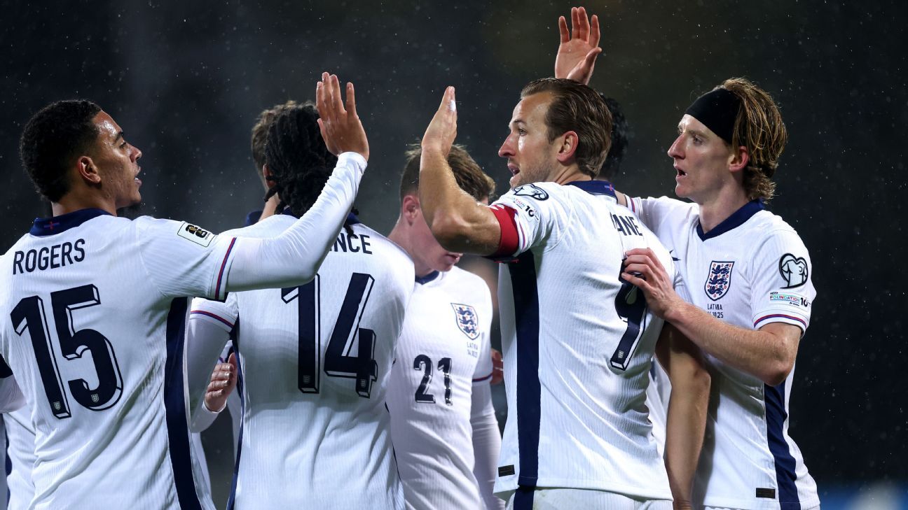 Inglaterra goleó a Letonia 5-0, por Eliminatorias UEFA, y se metió en ...