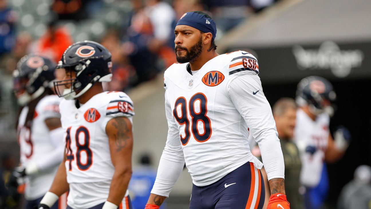 Bears banking on health, better coaching to improve pass rush - ESPN