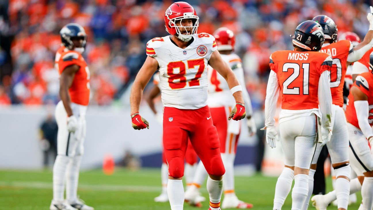 Chiefs: Travis Kelce estableció récord de touchdowns con 84 - ESPN