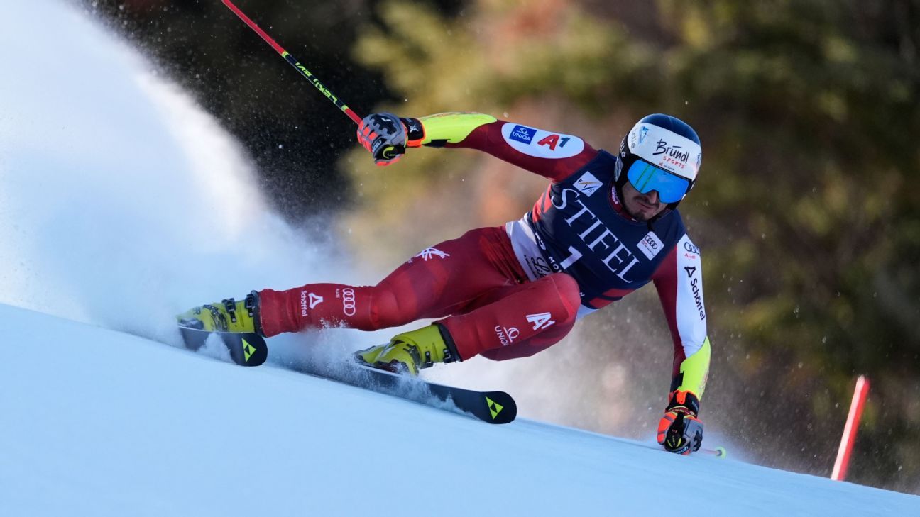 Odermatt skis out, Brennsteiner leads WC giant slalom in Colorado - ESPN