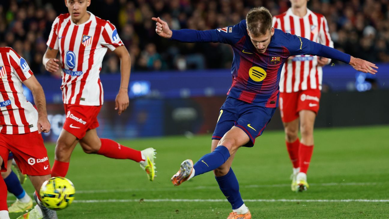 Dani Olmo: gol y lesión en Barcelona ante Atlético de Madrid por LaLiga ...