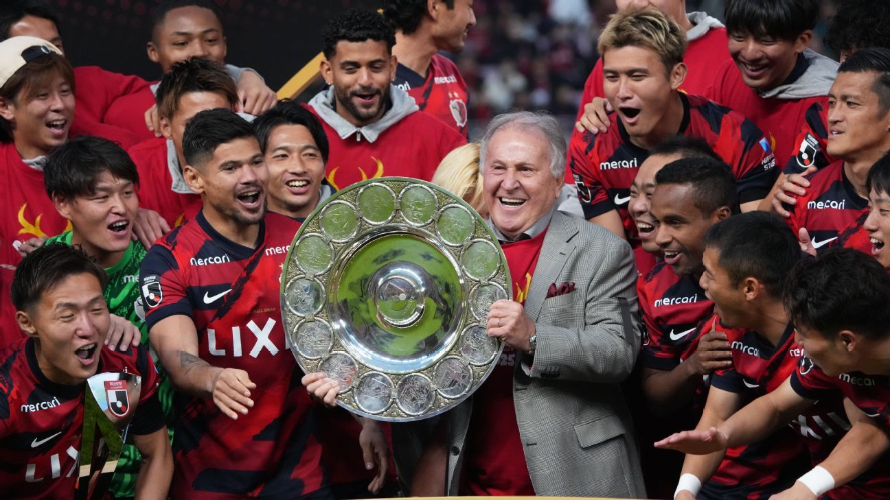 Kashima Antlers conquista Campeonato Japonês e homenageia Zico na ...