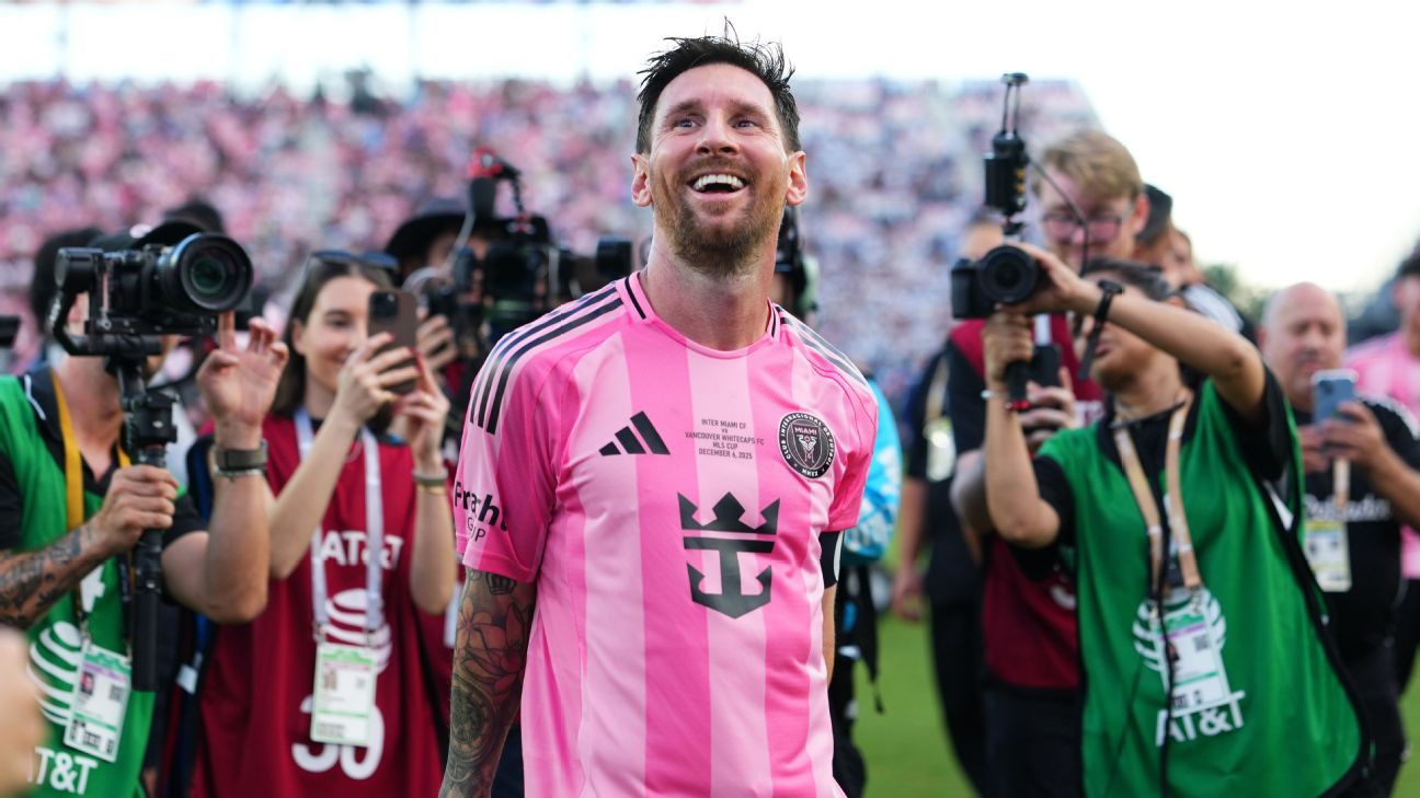 Messi fue elegido como el MVP 2025 de la MLS - ESPN