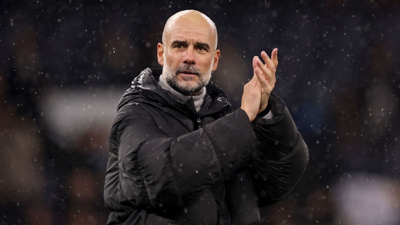Pep Guardiola has plans to be at Manchester City next season, leaving ...
