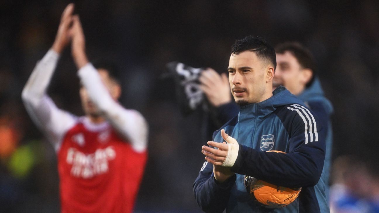 Arsenal's Mikel Arteta hails Gabriel Martinelli mentality after Conor ...