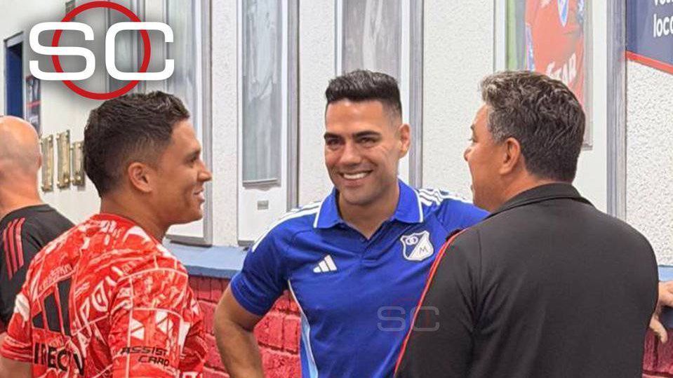 Falcao, Gallardo y JuanFer juntos en Montevideo antes de River vs ...