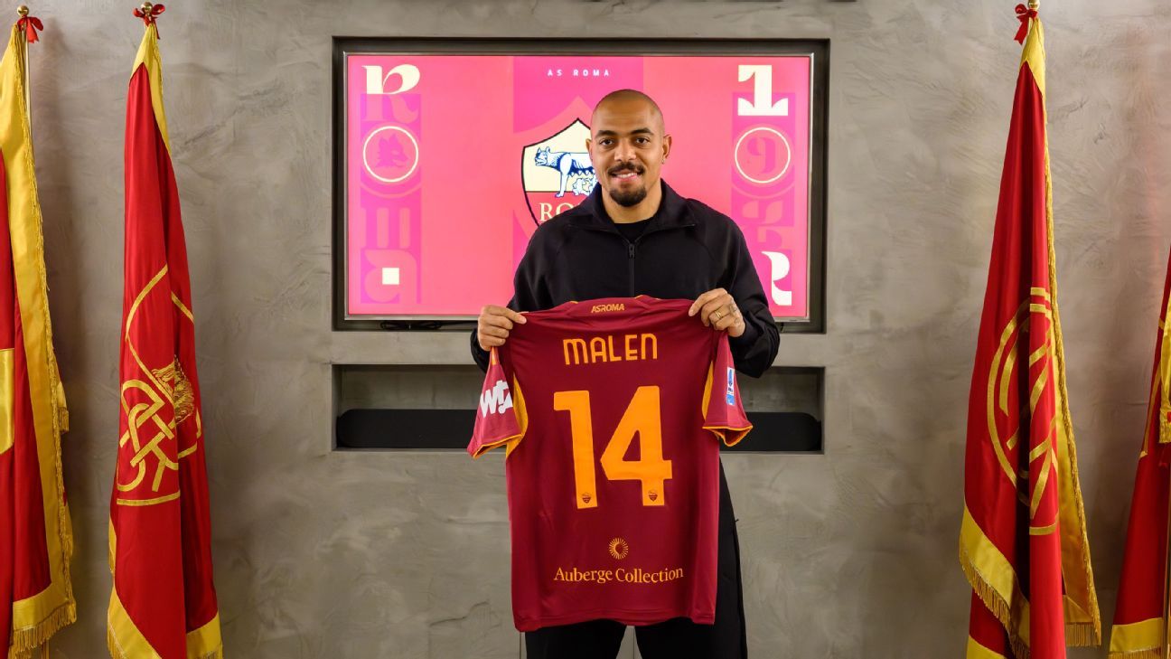 Donyell Malen joins Roma from Aston Villa - ESPN