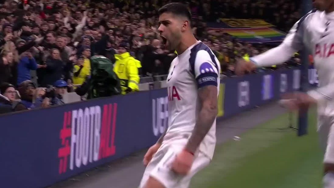 Cuti Romero estuvo muy atento y adelantó a Tottenham ante Borussia ...