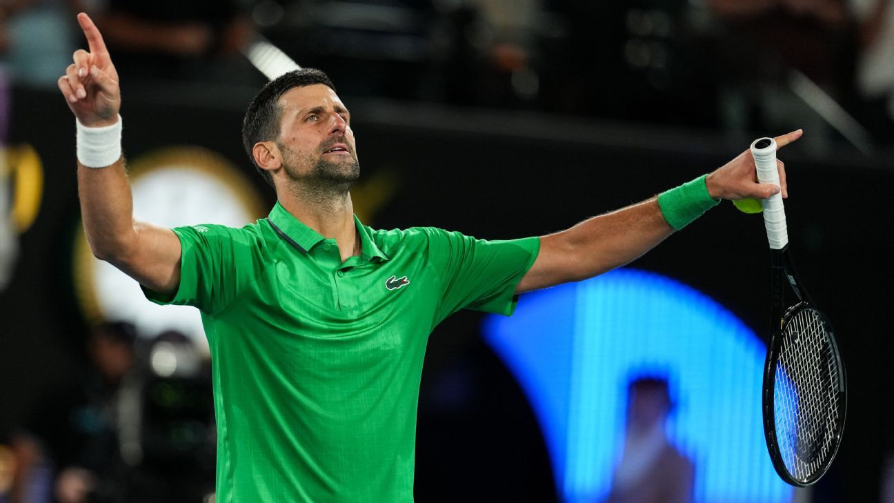 Novak Djokovic rompió otro récord de Roger Federer y agiganta su ...