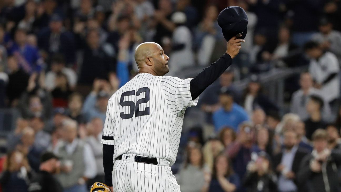 Yankees retirarán el número 52 de CC Sabathia el 26 de septiembre - ESPN