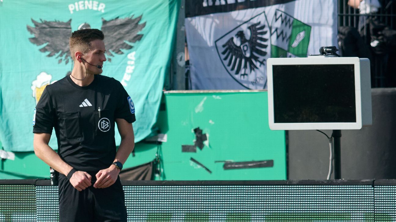 Masked fan unplugs VAR monitor, screen blank when referee reviews ...