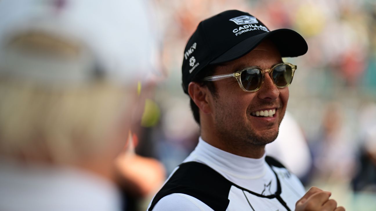 Checo Pérez, 5 en el ránking de Fórmula 1 - ESPN