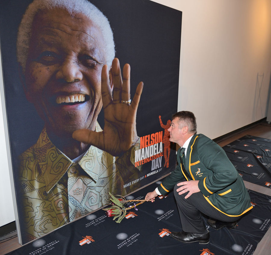Springboks Mandela