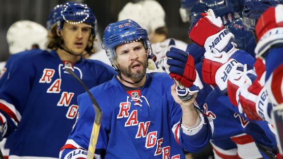 Mourning Martin St. Louis scores as Rangers force Game 7 vs. Pens ...