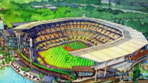 Braves show off new ballpark - ABC7 Los Angeles