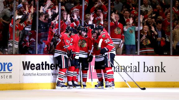 Michal Handzus scores in 2OT as Blackhawks stay alive - ABC30 Fresno