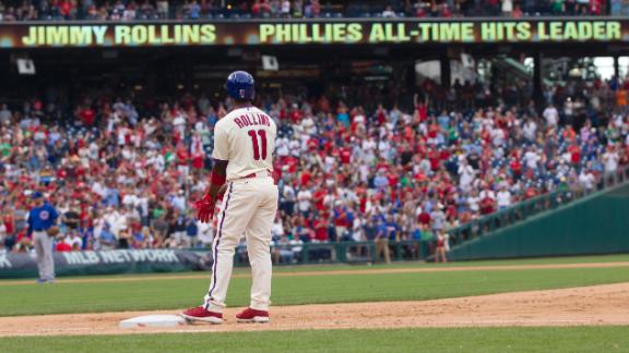 Jimmy Rollins sets Phillies' hit record - ABC7 Los Angeles