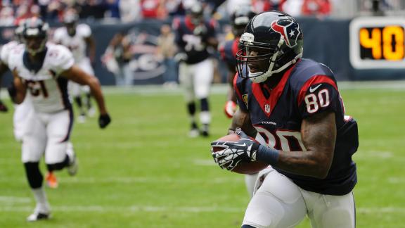 Andre Johnson at Texans' facility - ABC13 Houston