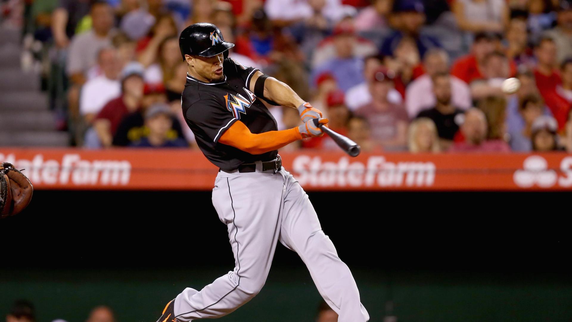 Marlins breeze past Angels led by Giancarlo Stanton's 3-run shot - ABC7 ...