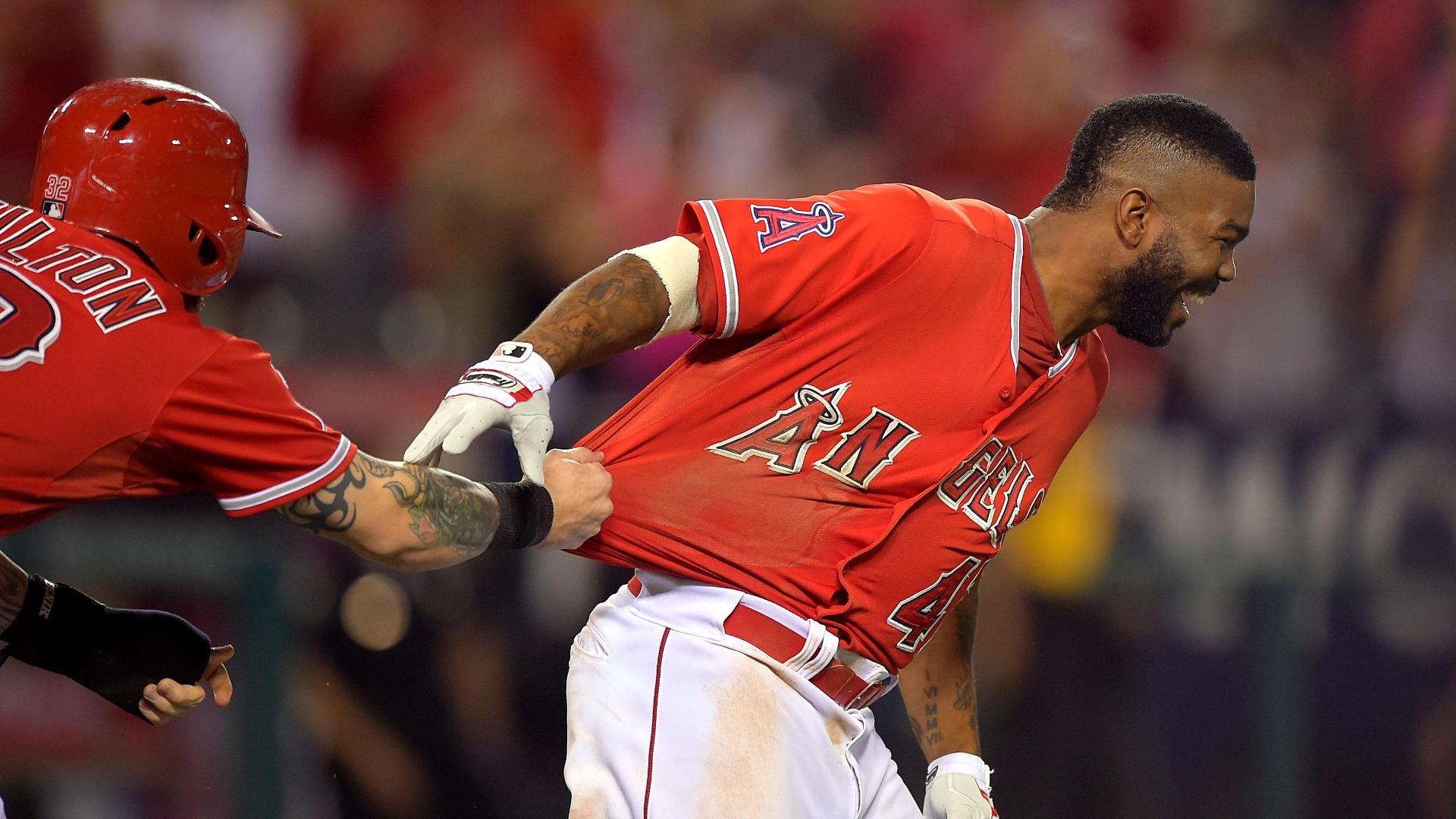 Angels rally in 10th as A's protest ninth-inning obstruction call ...