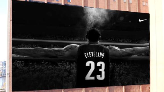 LeBron banner to hang in Cleveland - ABC7 San Francisco