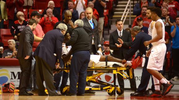 Dwayne Polee collapses in game - ABC7 Los Angeles