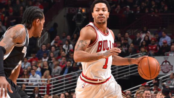Derrick Rose scores 22 as struggling Bulls blow out Spurs - ABC7 Los ...