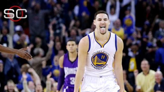 Klay Thompson nets NBA-record 37-point quarter, finishes with 52 ...