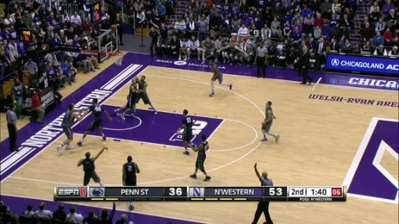 Northwestern beats Penn State 60-39, Lions shoot 27 percent - ABC7 Chicago