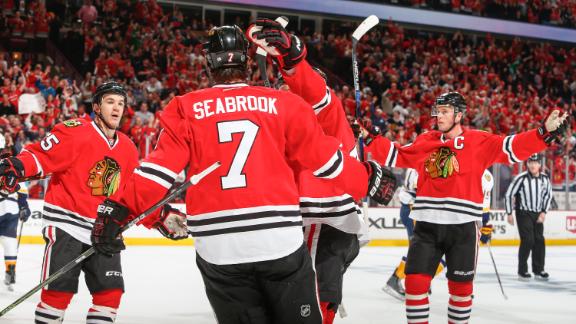 Antoine Vermette returns in Game 3 for Blackhawks vs. Predators - ABC7 ...