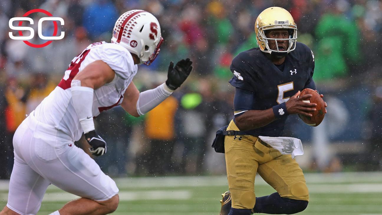 Golson's Notre Dame career mirrors NFL star arc - ABC7 Chicago