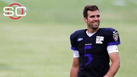 Ravens QB Joe Flacco gets Special Olympics medal from fan - ABC7 Chicago