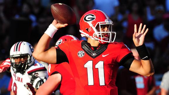 Georgia's Greyson Lambert goes 24-for-25 to set NCAA accuracy record ...