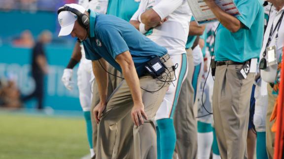 Dolphins coach Joe Philbin takes blame for loss, defends assistants ...
