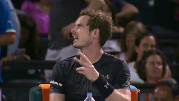 Andy Murray miffed after mistakenly having to serve with women's ball ...