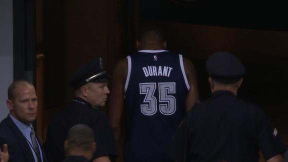 Kevin Durant: Flagrant foul on Justin Anderson just 'bad timing' - ABC7 ...