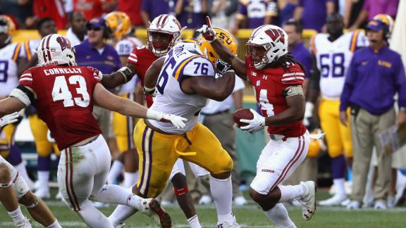 LSU's Josh Boutte suspended for late hit on Wisconsin's D'Cota Dixon ...
